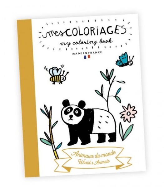 Carnet de coloriage "Animaux du monde"